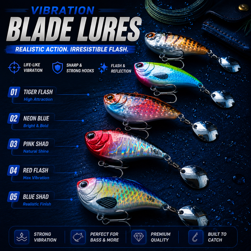 Vibration Blade Lures – Striketide